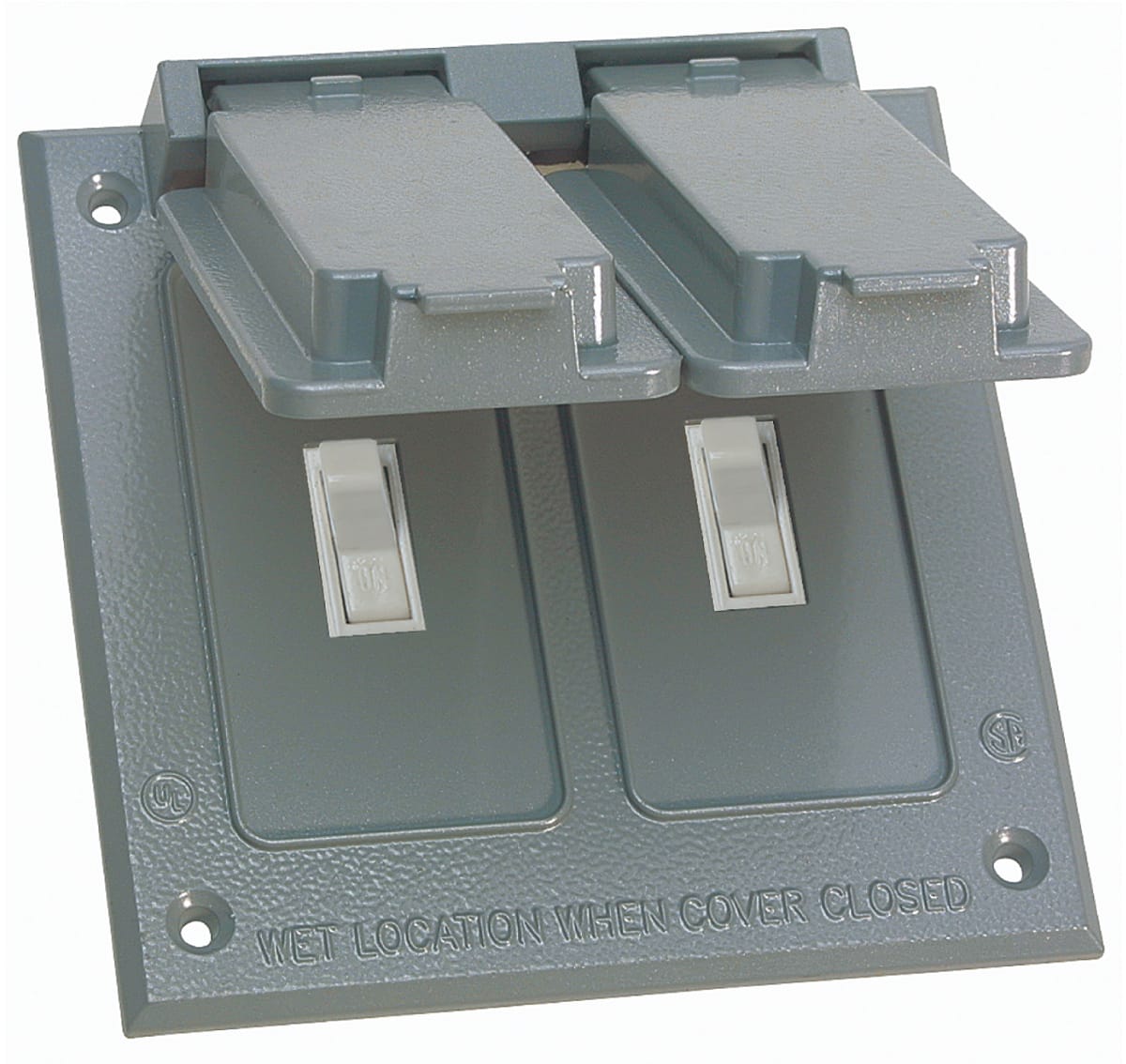 Two Gang Switch Cover with Switch | Sigma Engineered Solutions