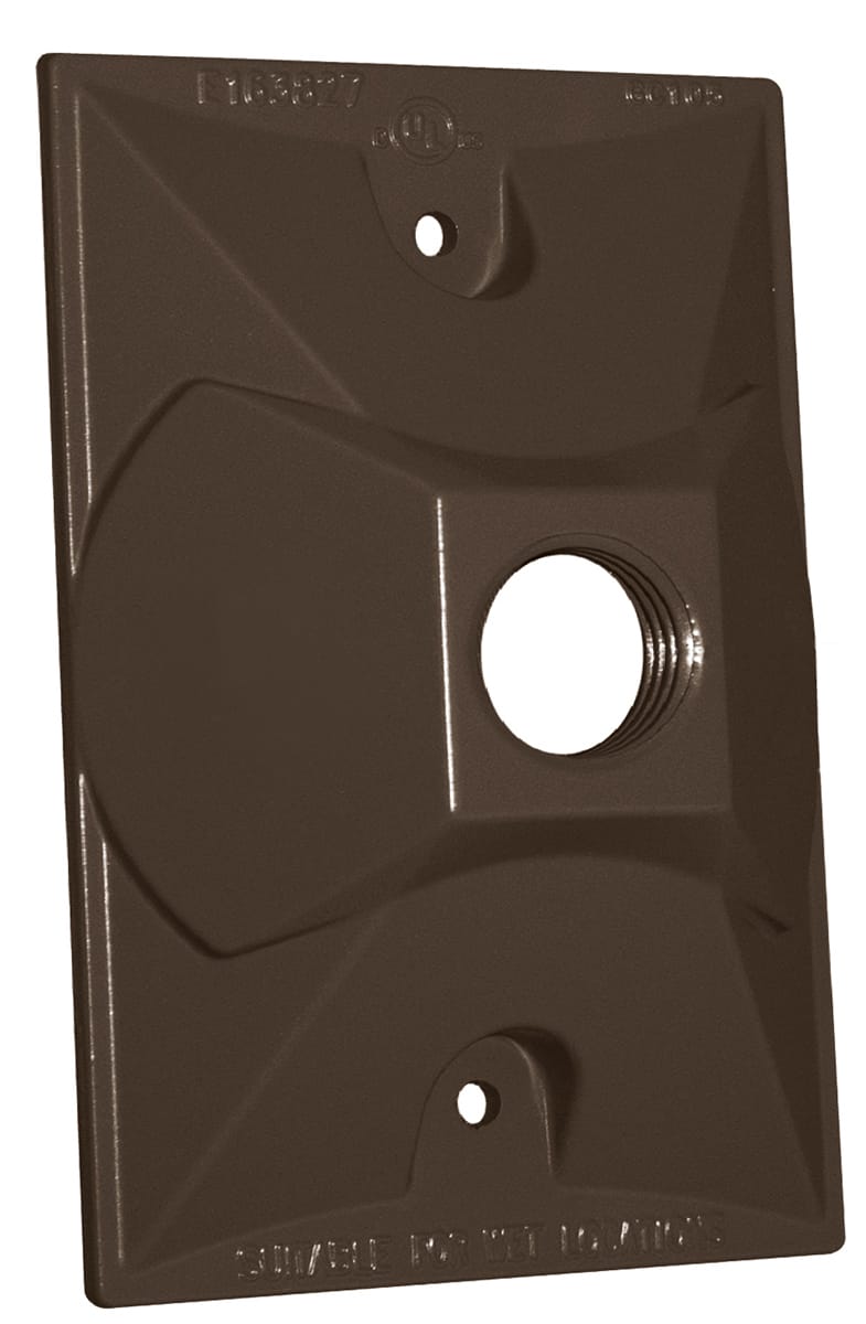 One-Gang Cover with One 1/2" Hole | Sigma Engineered Solutions