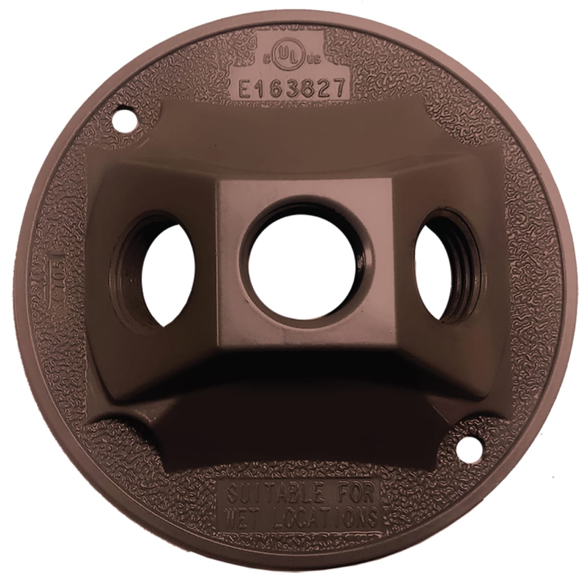 Round Cover with Three 1/2" Holes | Sigma Engineered Solutions